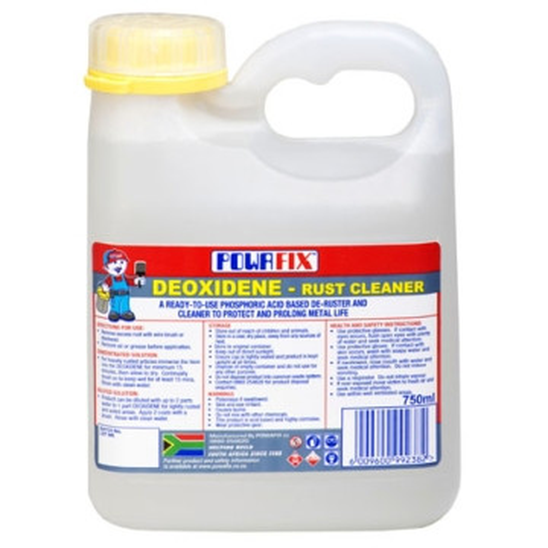 POWAFIX RUST REMOVER DEOXIDINE 750ML | Plumb-It Online