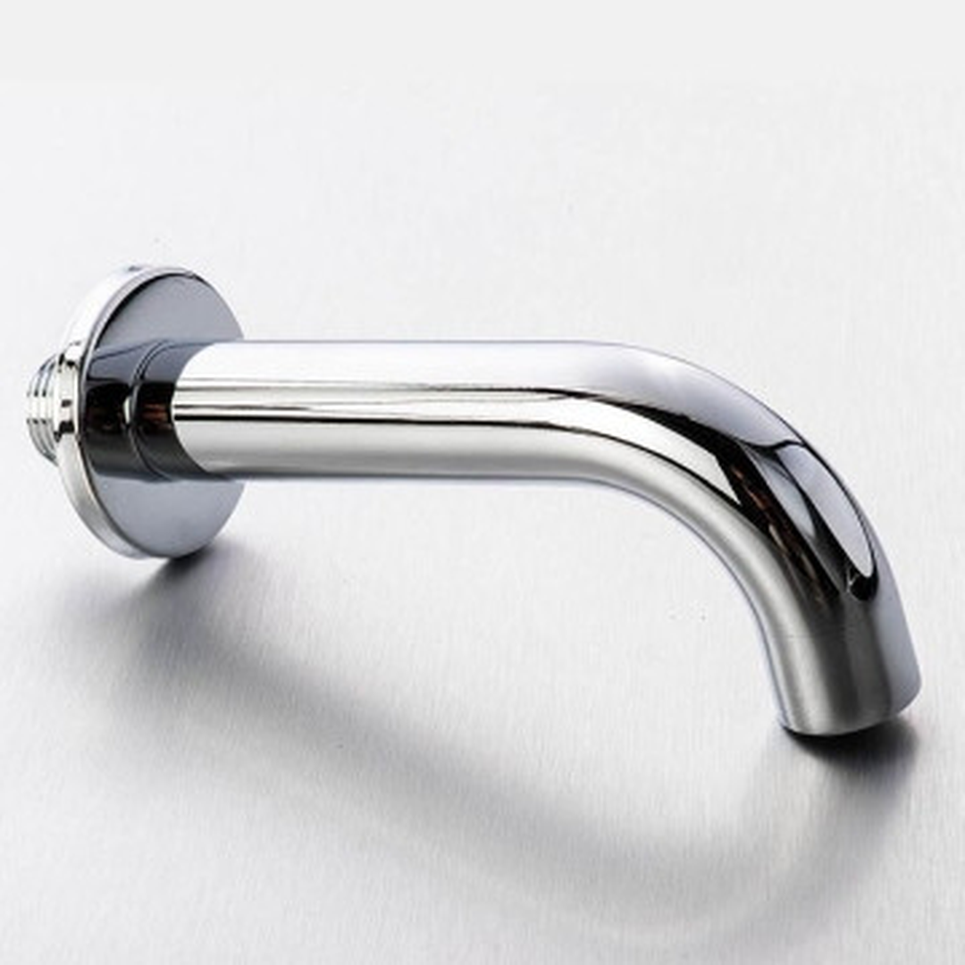 Round Wall Spout 130mm Chrome | Plumb-It Online